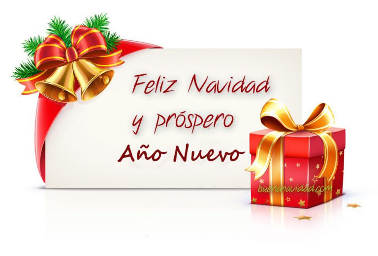 Feliz Navidad y Próspero Año Nuevo