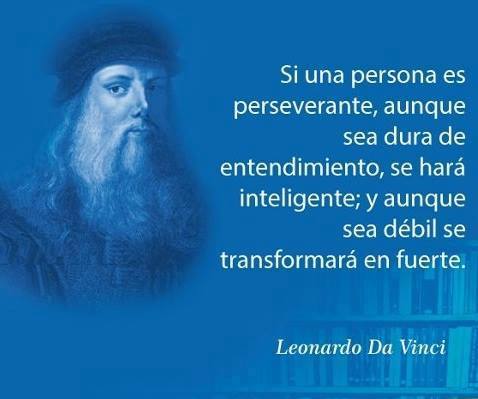 Si una persona es perseverante, aunque sea dura