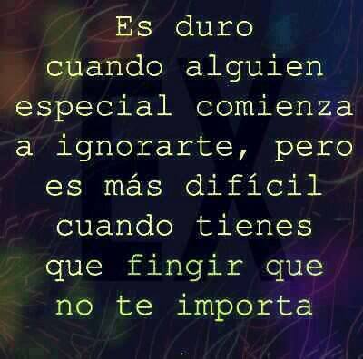 Fingir que no te importa - TnRelaciones - La vida misma